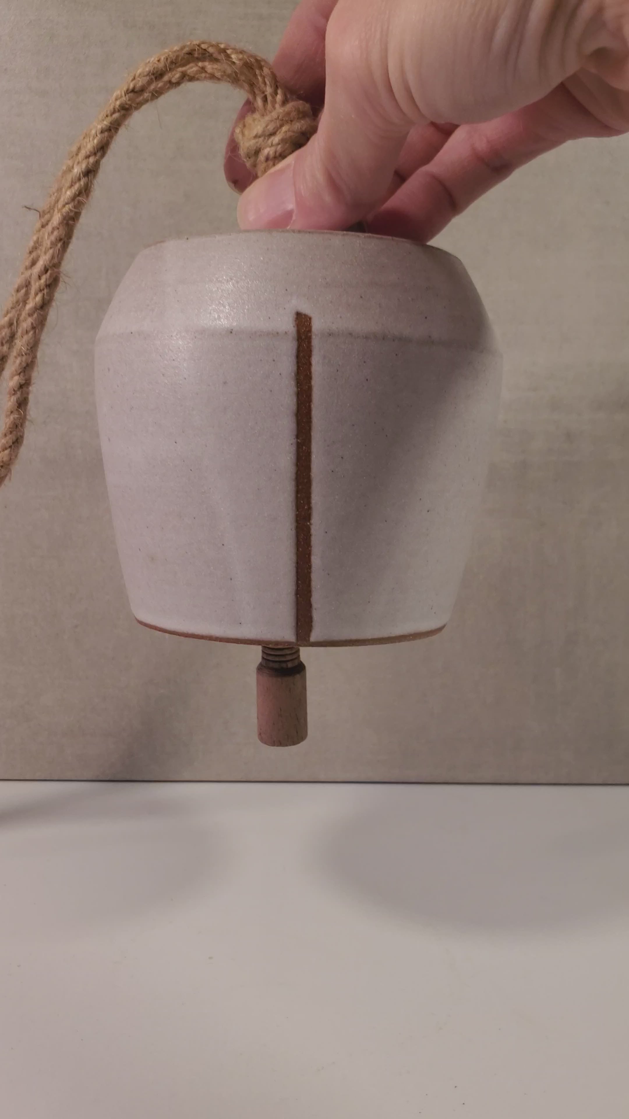 Ceramic Bells - Modern, Wheel Thown Ceramic Bell (Hanging) – Saved By ...
